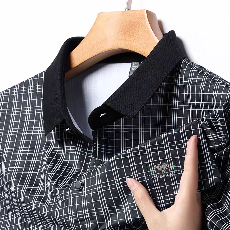 Lavish Branded Plaid Polo T-Shirts – Loom Muse